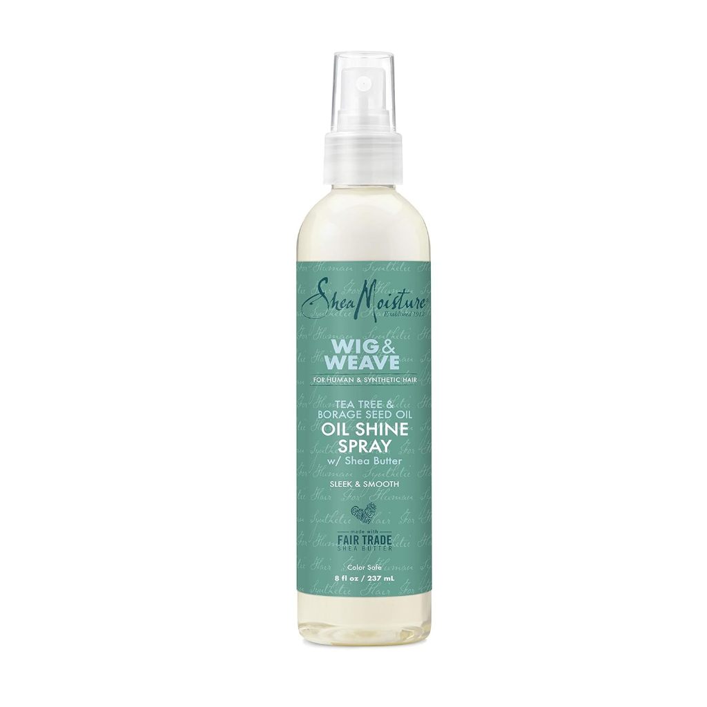 SheaMoisture Oil Shine Hair Spray for Wig and Weave, Tea Tree and ...