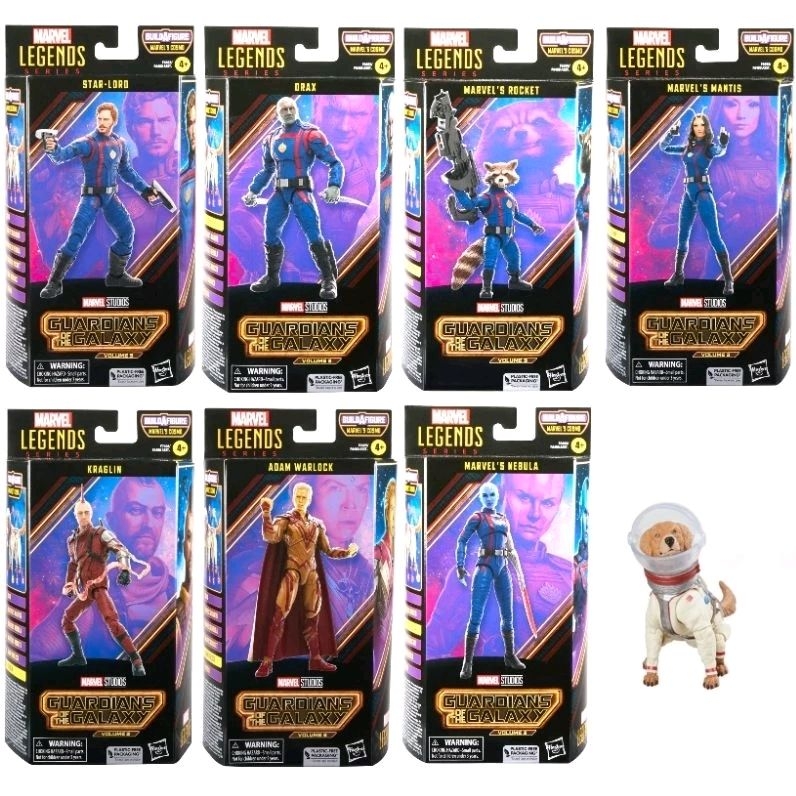 Marvel Legends Star-Lord Drax Mantis Nebula Rocket Adam Warlock Kraglin ...