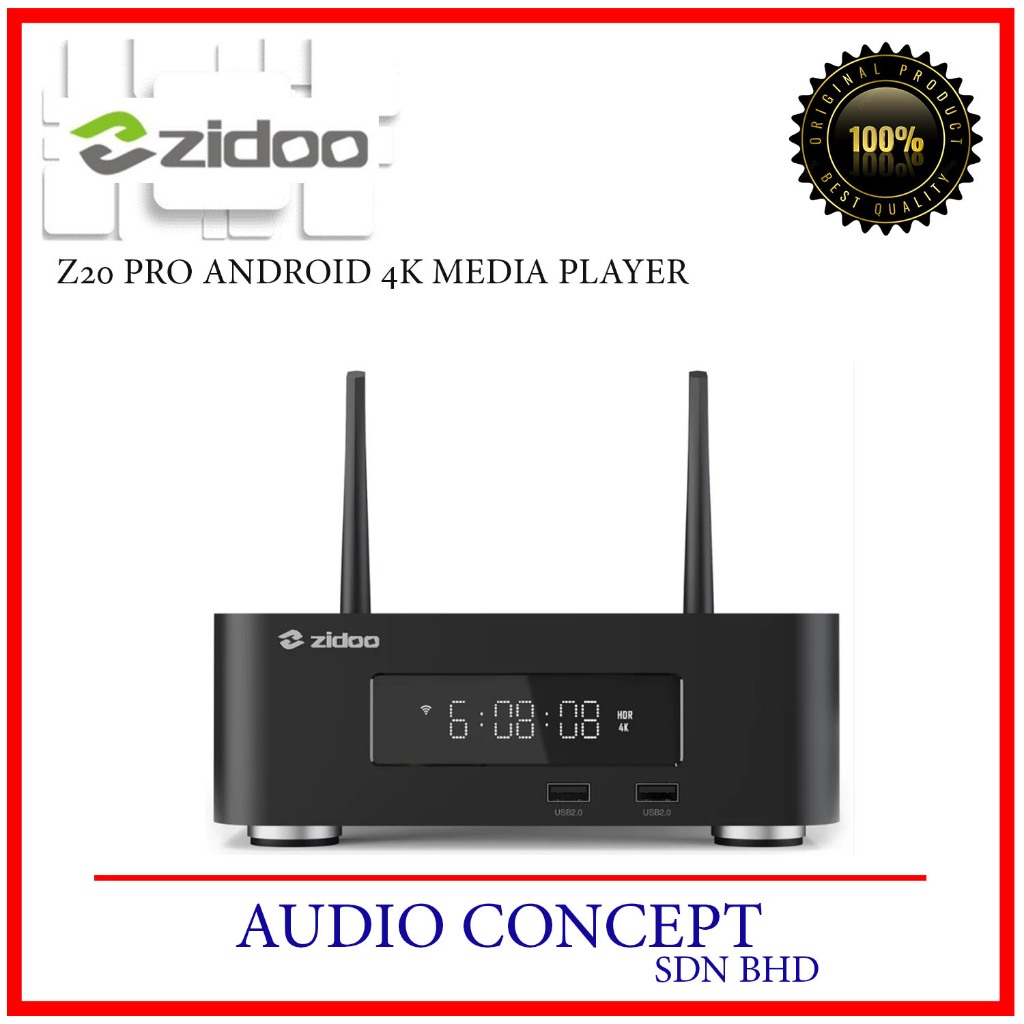 Zidoo Z20 Pro Android 4K Media Player | Shopee Malaysia