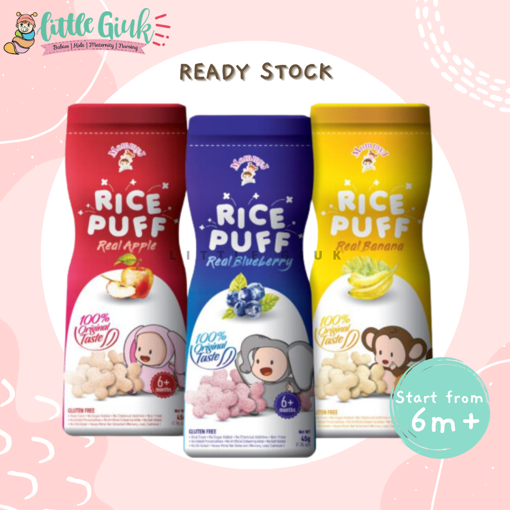 MommyJ Pure Rice Puff from Real Fruits for 6m+ | Shopee Malaysia
