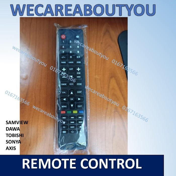 Original DAWA SONYA , PHILDIS AXIS TOBISHI SAMVIEW TV REMOTE | Shopee ...