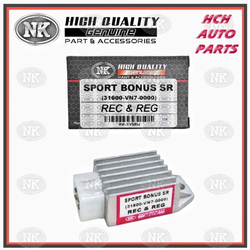 RECTIFIER & REGULATOR - SYM - SPORT BONUS SR - 31600-VN7-0000/ 115SR/ 110SR (NK) | Shopee Malaysia