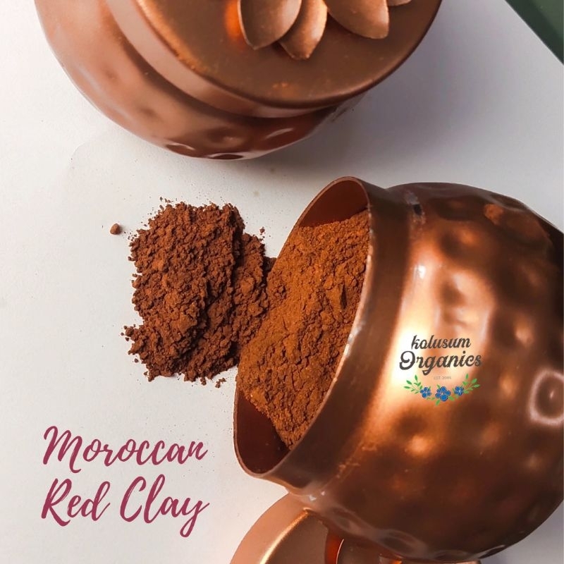 Moroccan Red clay Facial Mask 50grams | Shopee Malaysia