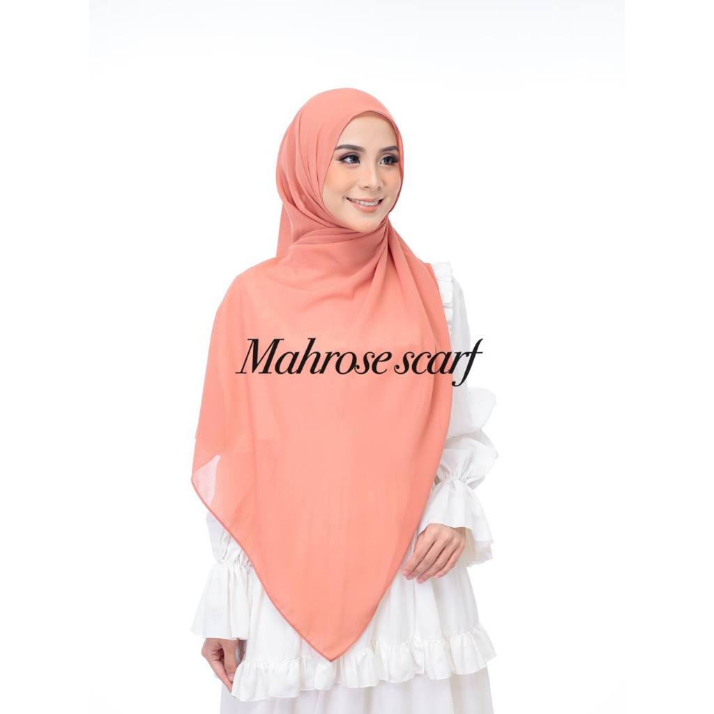 SHAWL YURI GETAH HEAVY CHIFFON / SHAWL ELASTIC BAND | Shopee Malaysia