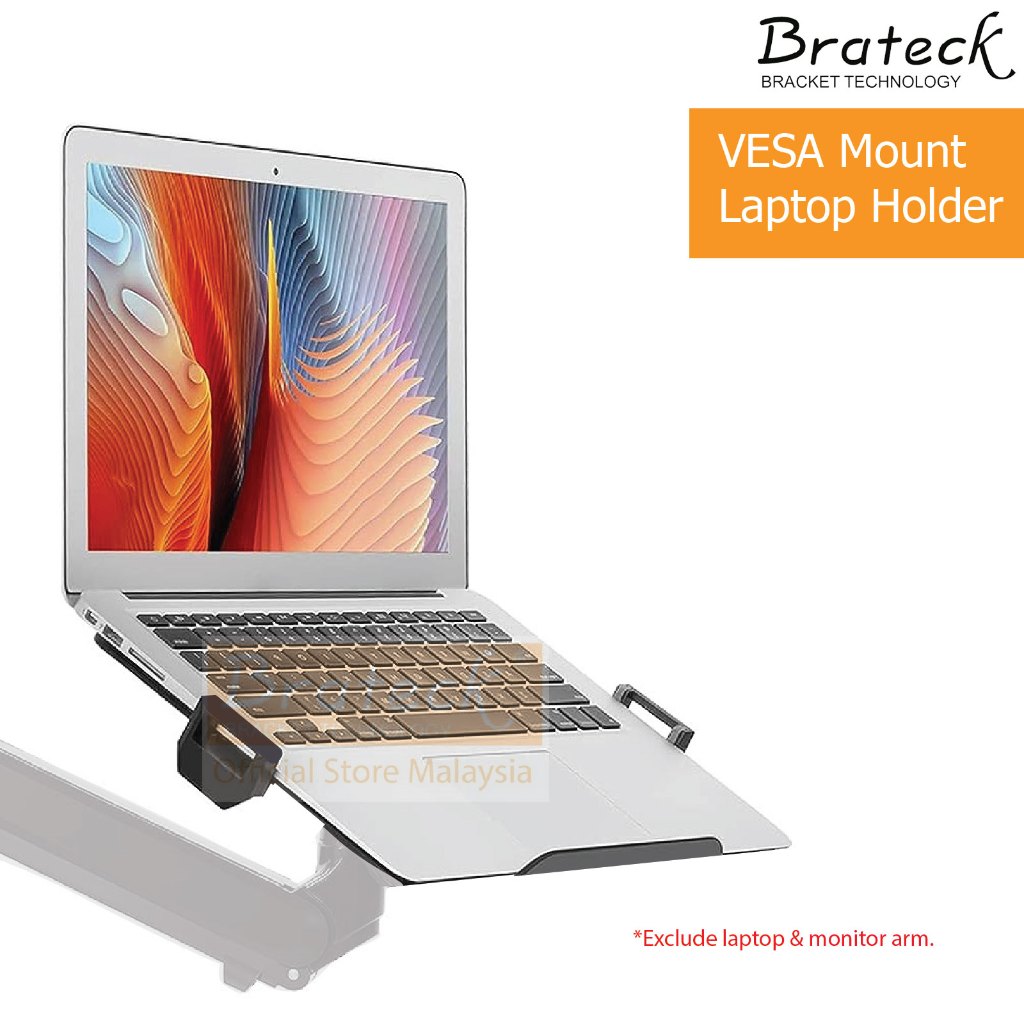 NBH-8 VESA Mount Laptop Tray Floating Notebook Holder Platform NBH8 ...