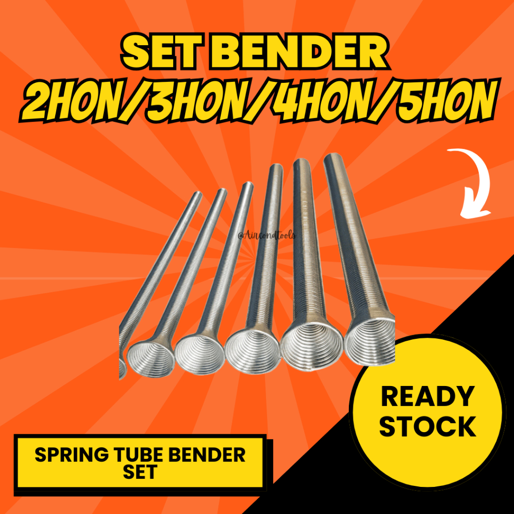 5 in 1 SET Bender spring cooper tube aircond extension spring elbow ...