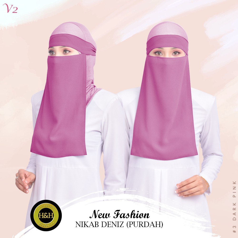 New fashion Nikab High Quality (Purdah) by Naila Collection | Shopee ...