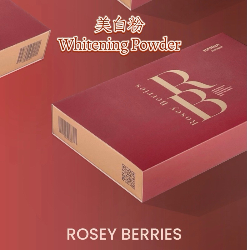 Hanna Ancient Rosey Berries｜Whitening Powder with Collagen Tripep20 🌹 | Shopee Malaysia