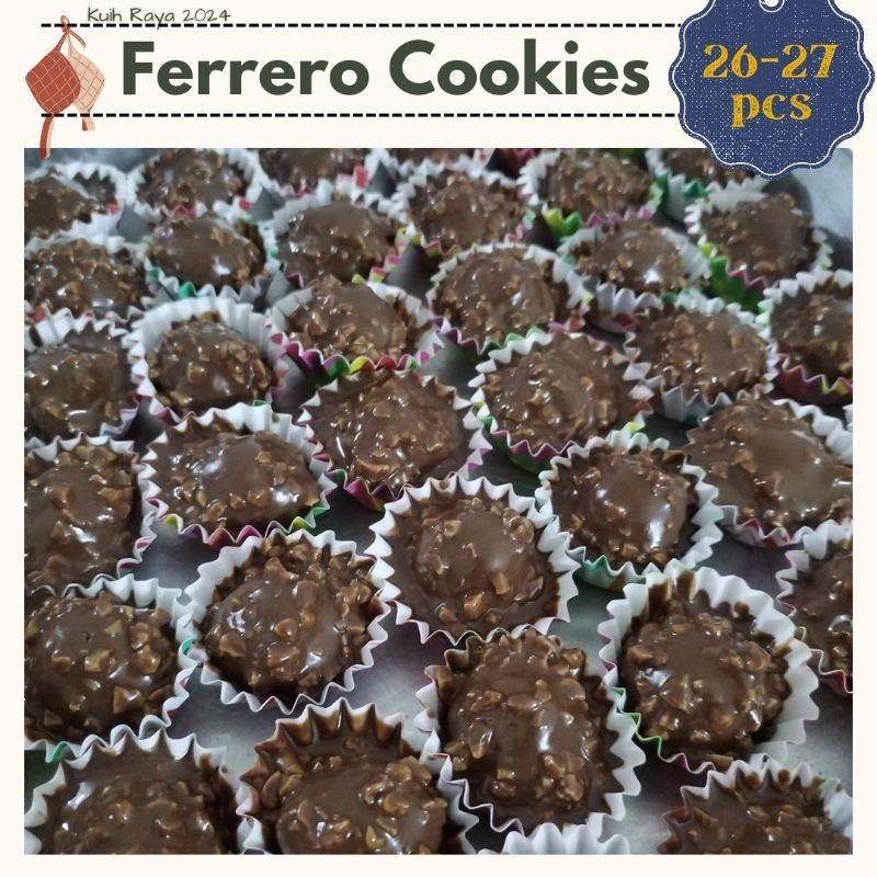Ferrero Cookies Homemade / Biskut Ferrero Hazel Coklat | Shopee Malaysia