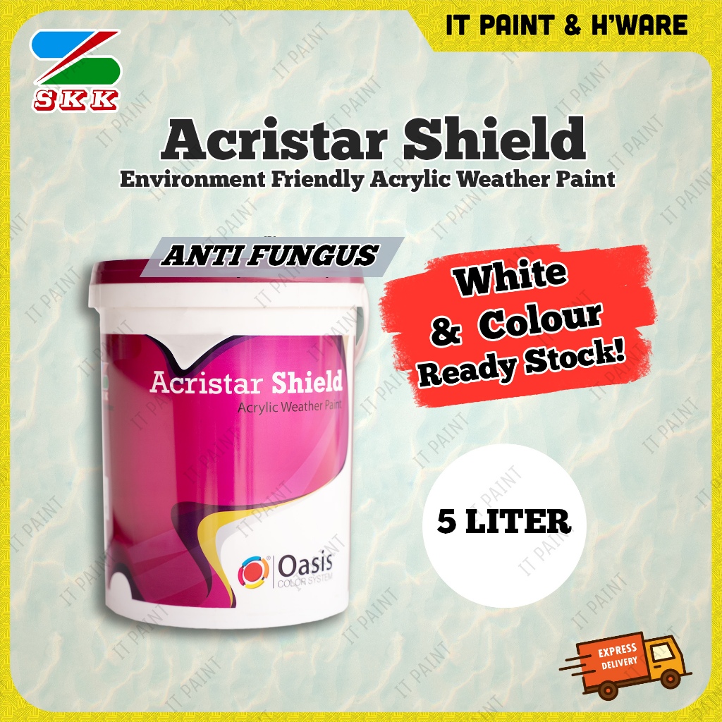 [SKK Catalog Colour] 5 LITER SKK Paint Acristar Shield for Exterior ...