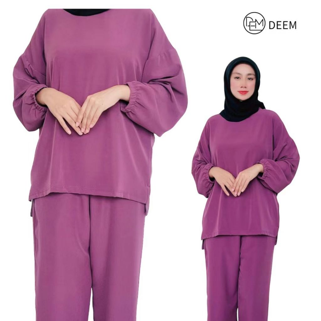 【New Products】DEEM Set Batwing Long Sleeve ( Free Size ) | Shopee Malaysia