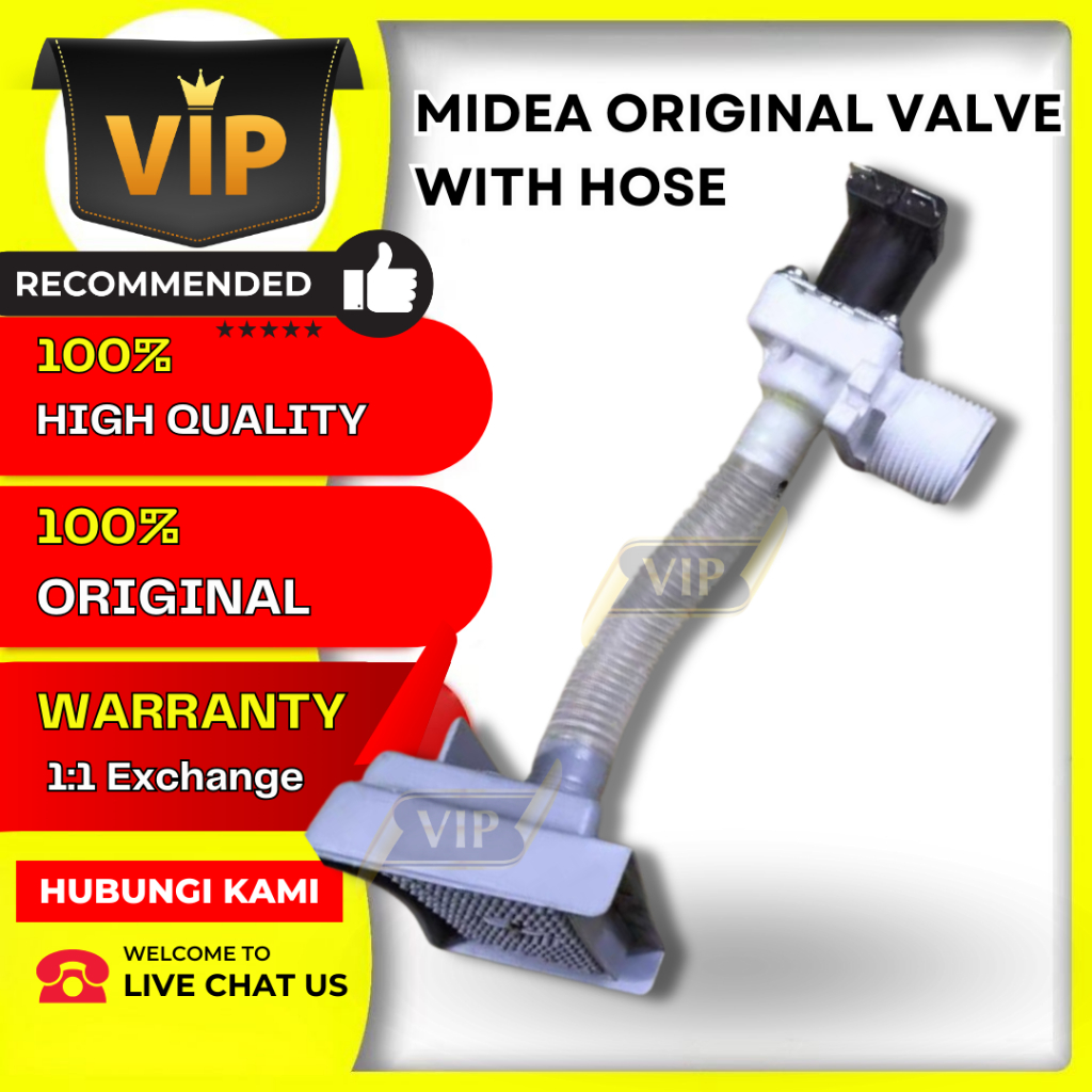 MIDEA / HAIER ORIGINAL INLET VALVE WITH HOSE | Shopee Malaysia