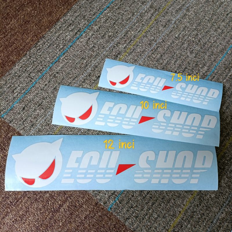 Sticker cutting = Ecu Shop ( new ) | Shopee Malaysia