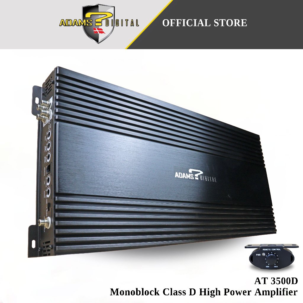 Adams Digital Monoblock Class D High Power Ampilfier Car Audio 7000W Max AT3500D | Shopee Malaysia
