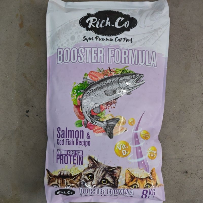 8Kg Rich. Co Super Premium Booster Formula Cat Food ( New Packaging ...