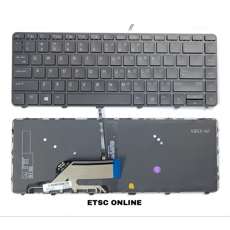 Keyboard Hp Probook 430 G3 440 G3 445 G3 640 G2 640 G3 Laptop US ...
