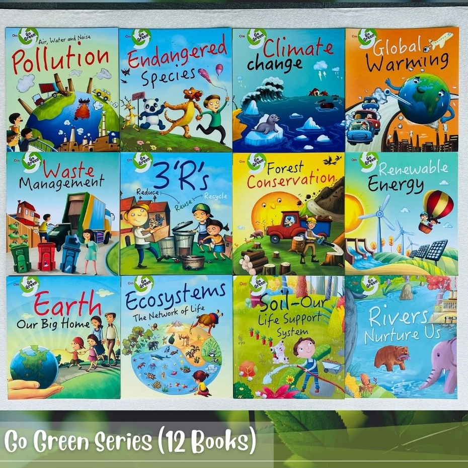 Go Green Books/Endangered Species/Renewable Energy/Forest/Waste ...