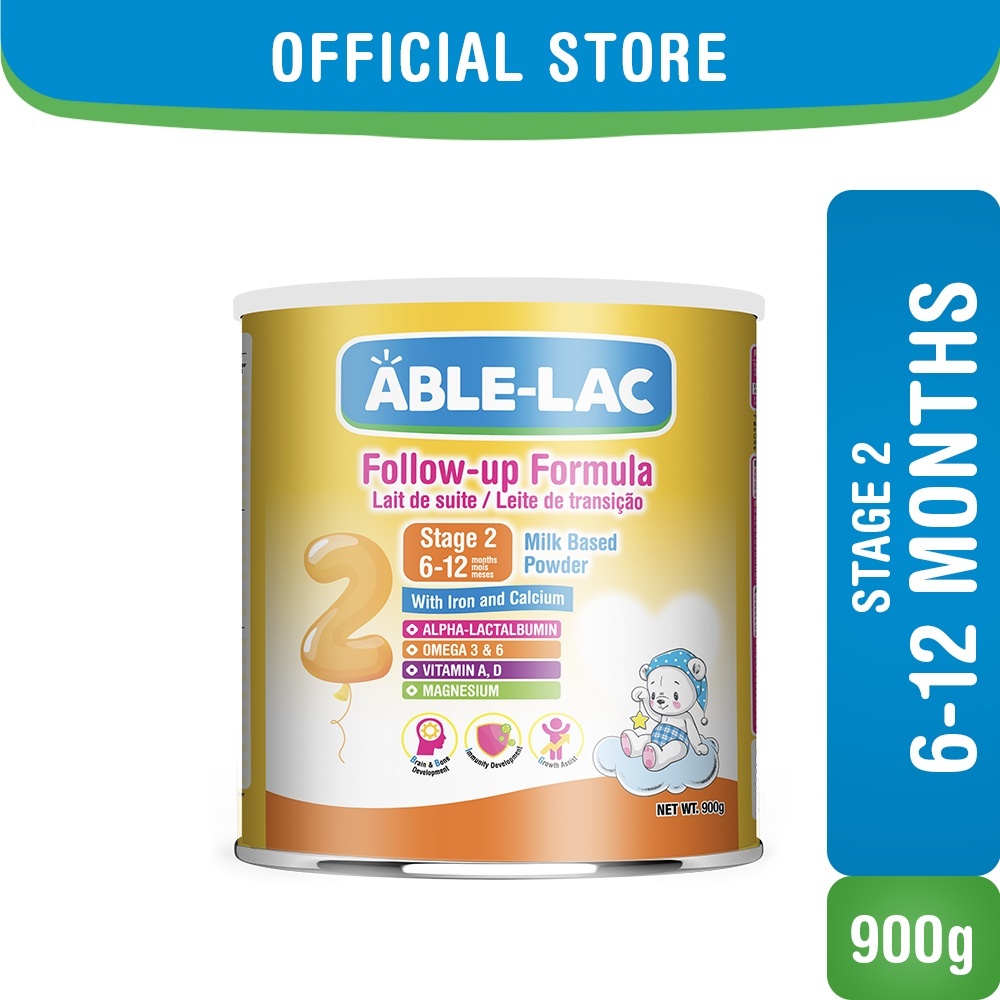 Able-Lac Formulated Follow Up Formula Stage 2 - 6-12 Months (900g ...