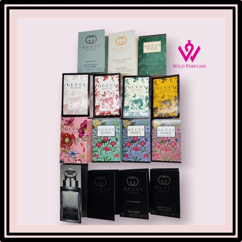 GC BLOOM / FLORA / GUILTY EDP VIAL PERFUME 1,5ML | Shopee Malaysia