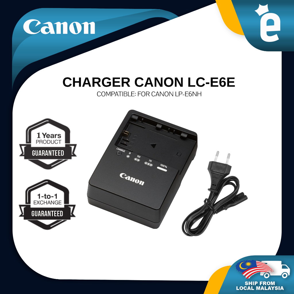 OEM Canon LC-E6 Charger for LP-E6 and LP-EL Battery Packs Charger ...
