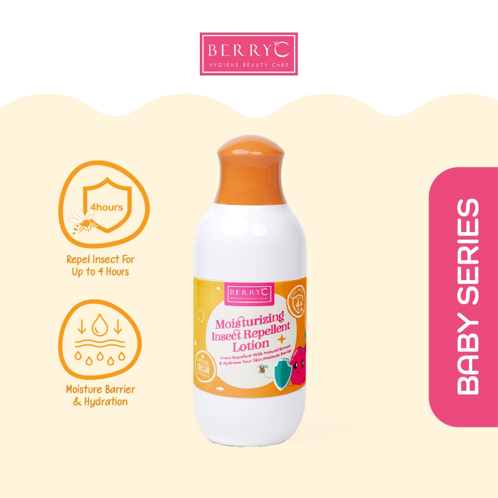 BERRYC Moisturizing Insect Repellent Lotion (110g) Penolak Serangga ...