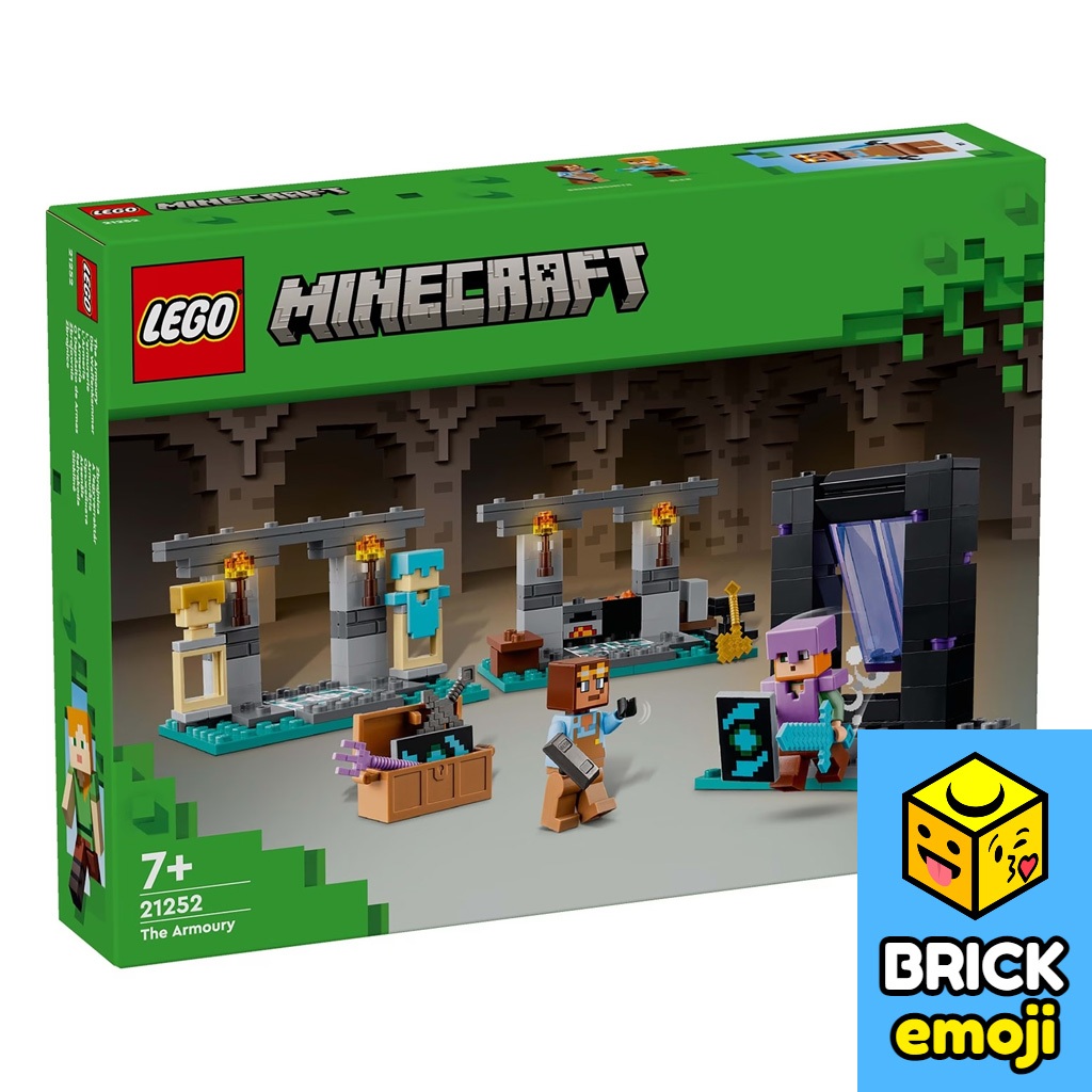 LEGO 21252 Minecraft The Armoury | Shopee Malaysia