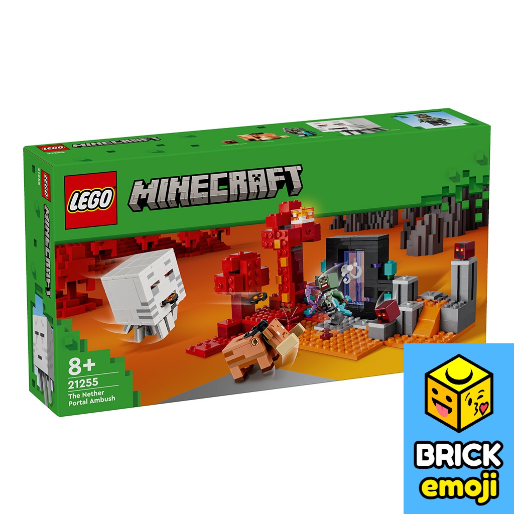 LEGO 21255 Minecraft The Nether Portal Ambush | Shopee Malaysia