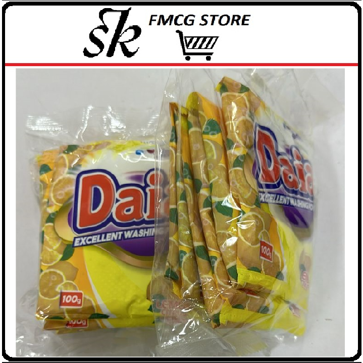 Daia 100g X 6 Excellent Washing Power Lemon Citrus | Shopee Malaysia