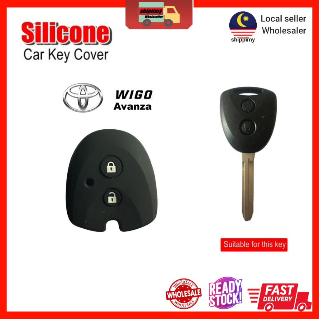 Toyota Wigo And Avanza 2015-2019 Remote Key[ Silicone Cover Casing ...