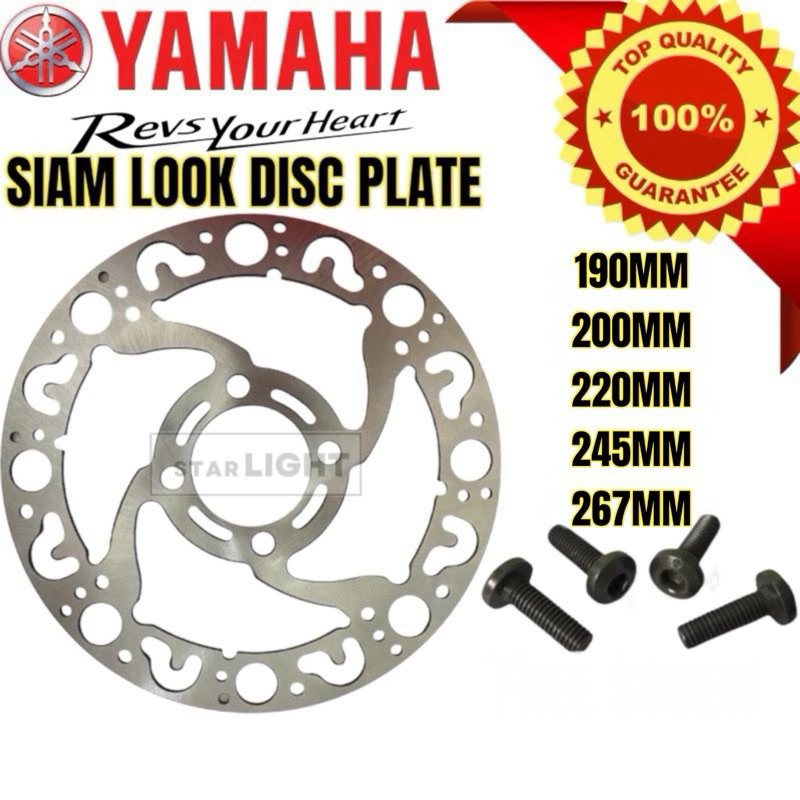 RESTOCK!! YAMAHA DISC PLATE THAILAND 220MM 245MM 267MM 200MM DISK BRAKE ...