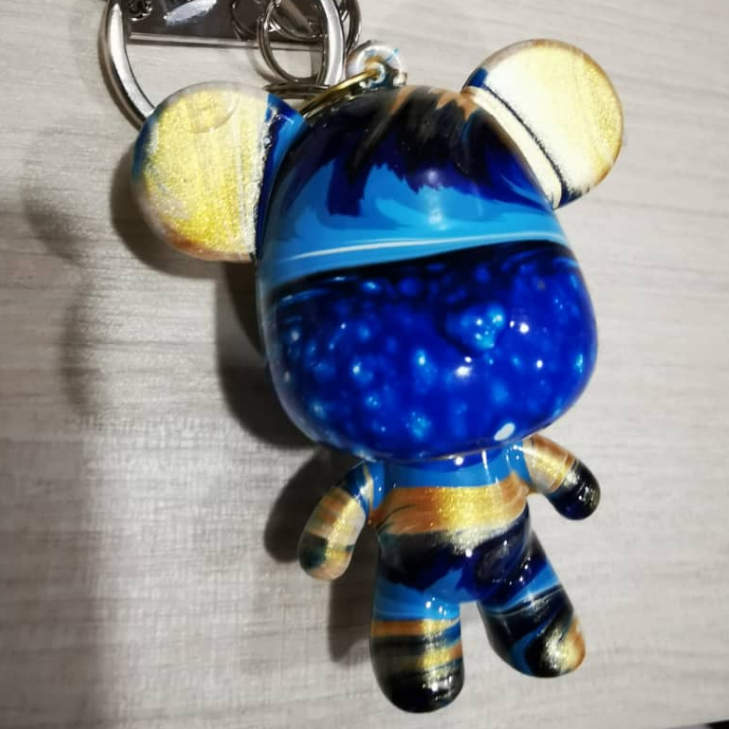 2024 Keychain BearBrick Lock in Live Steaming Chat Gambar | Shopee Malaysia