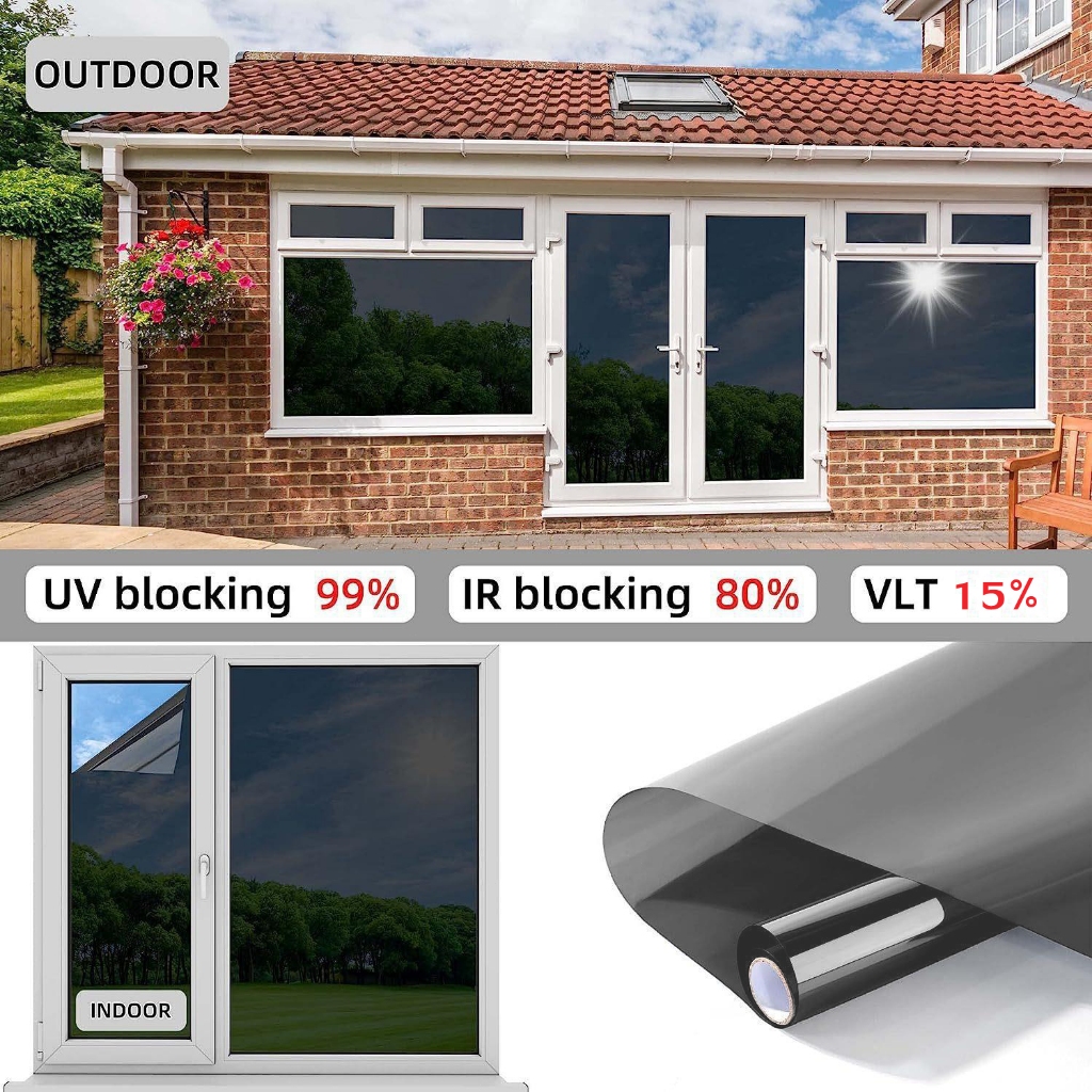 window film glass film sun protection UV Tinted Rumah Sunscreen film ...