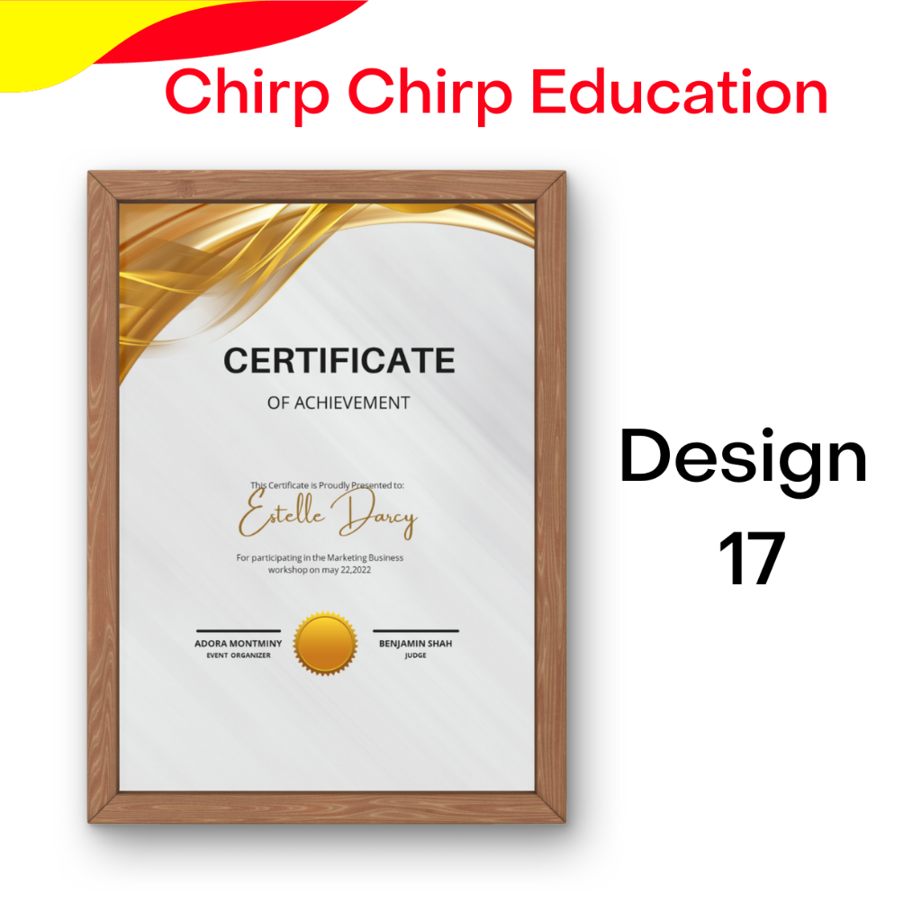 [43]Templat Sijil Penyertaan Boleh Edit Digital Certificate Pelbagai ...