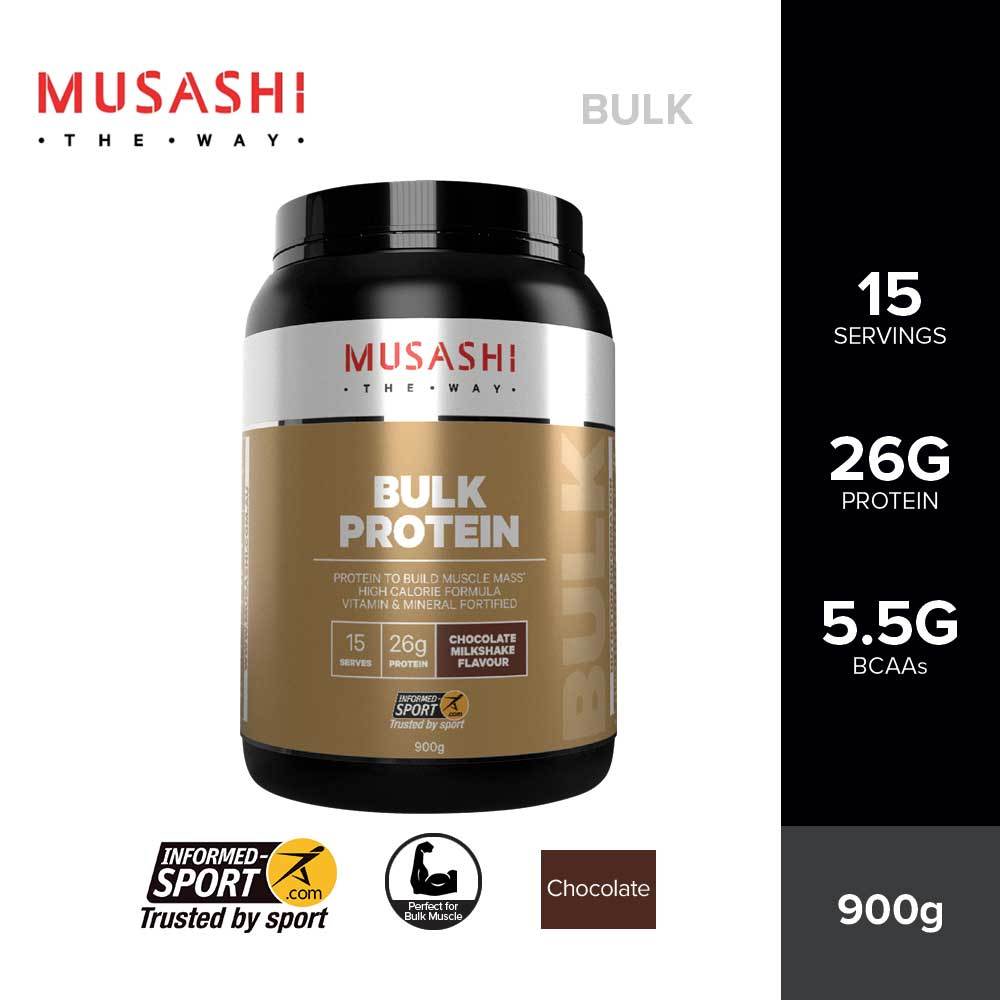 MUSASHI BULK PROTEIN Powder 900G to support mass muscle growth | Shopee ...