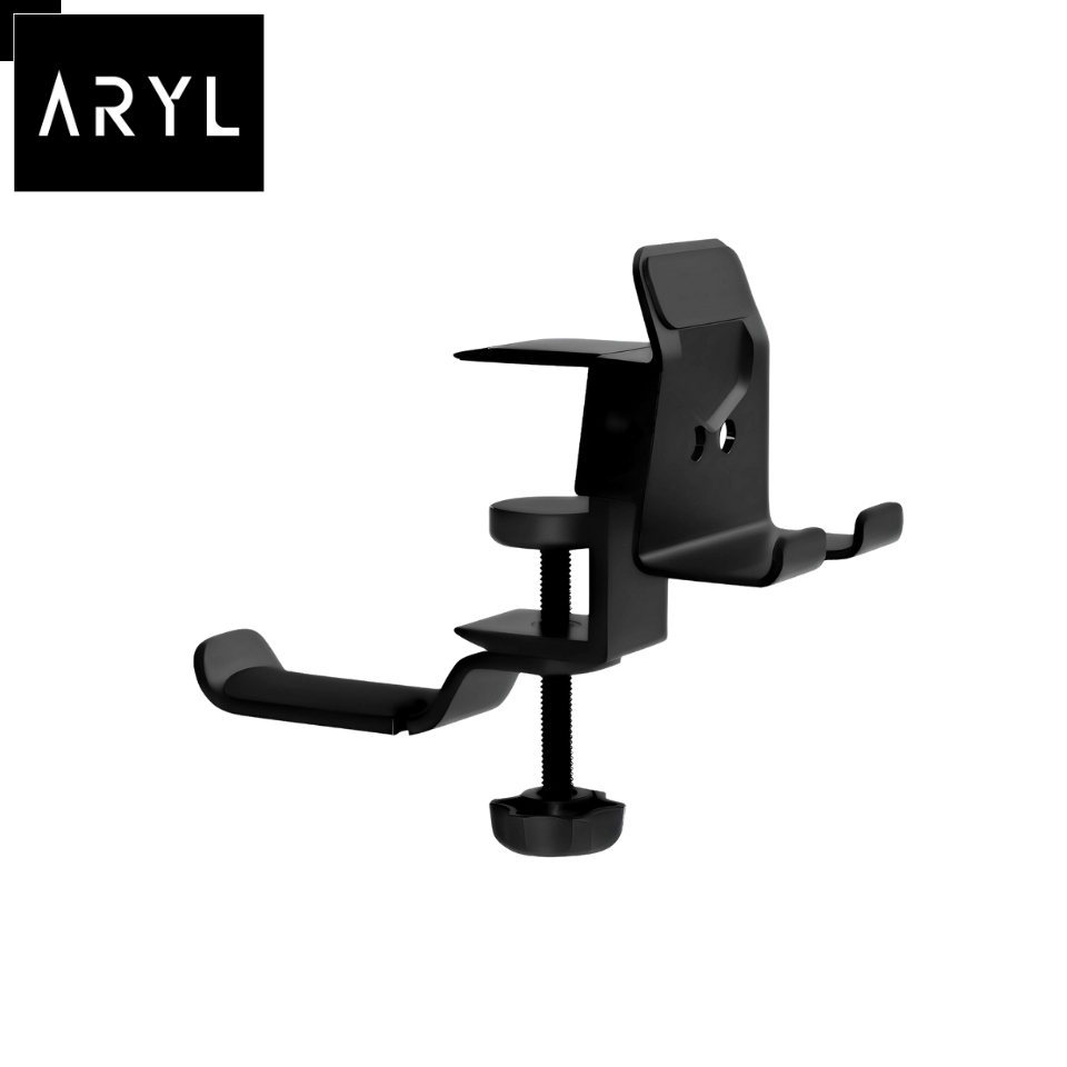 the Aryl™ Clamp-On Headphone Holder with Gamepad Holder | Shopee Malaysia