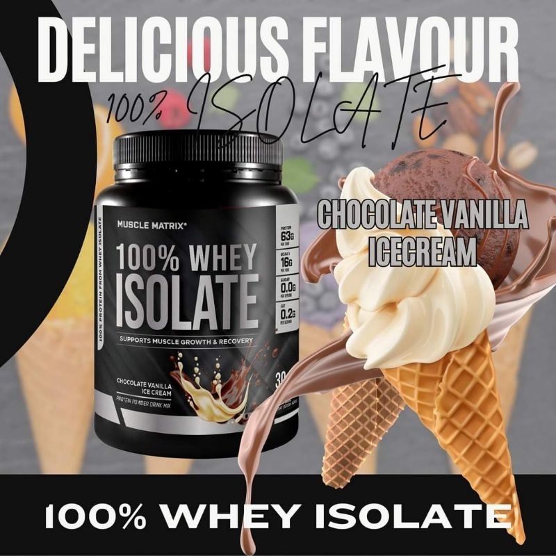 MUSCLE MATRIX 100% WHEY ISOLATE ( FAST SHIPPING) | Shopee Malaysia