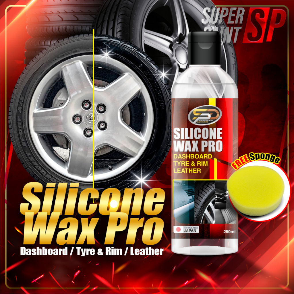 Silicone Wax Tyre | Silicon Wax Pro Tayar Wax Silicon Tyre Shine Rim ...