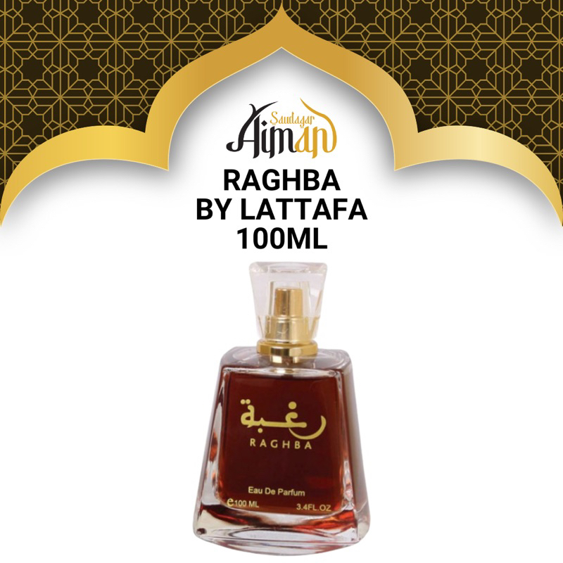 RAGHBA BY LATTAFA PERFUME EDP 100ML | Shopee Malaysia