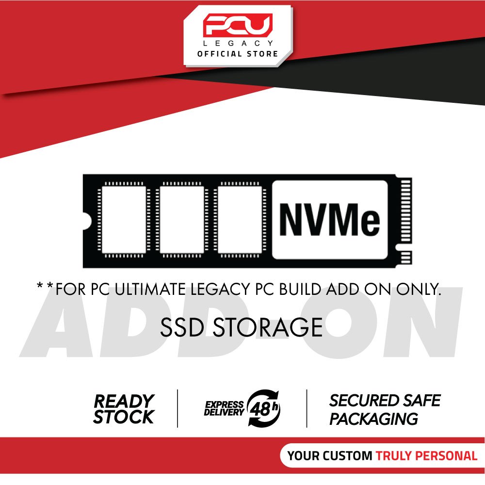 ADD-ON DEALS : SSD UPGRADES FOR PCU LEGACY PC BUILDS [DO CHAT WITH US ...