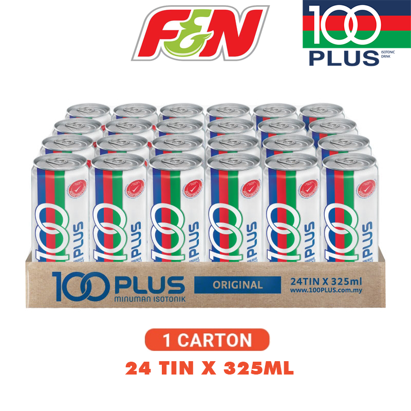F&N 100Plus Original 1Carton (325ml x 24 Cans) Sports & Energy Drinks Beverages | Shopee Malaysia