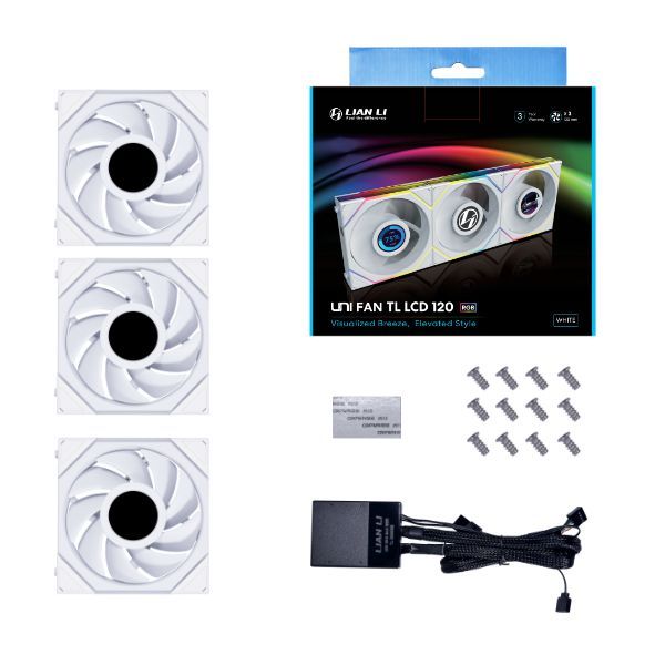 LIAN LI UNI FAN TL LCD 120 / TL LCD 120 Reverse / TL LCD 140 ARGB ...