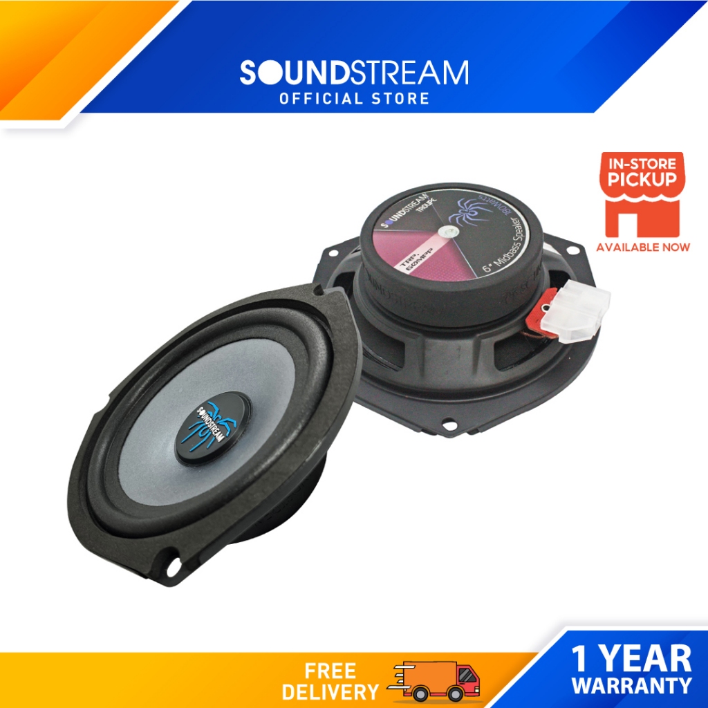 SOUNDSTREAM Mid-Bass Plug & Play Speaker (6") TRP.60MPP | Shopee Malaysia