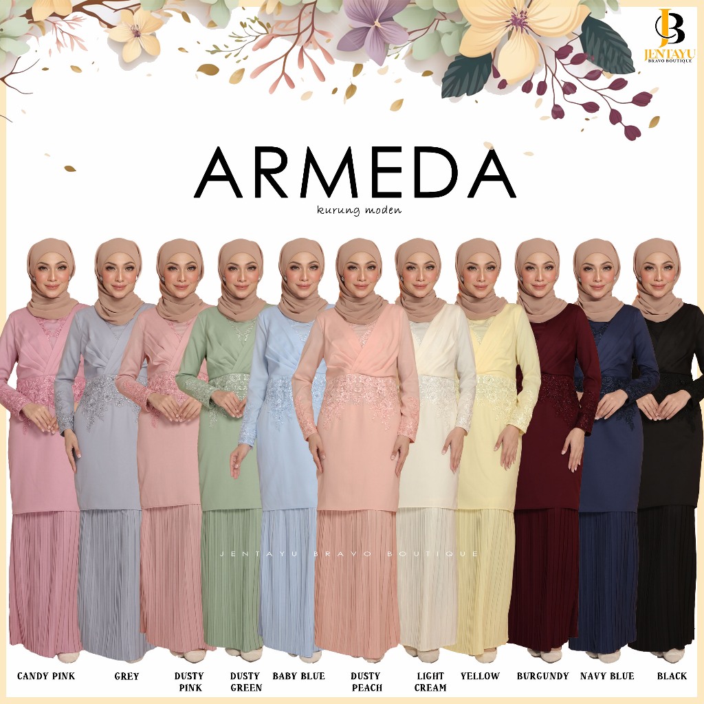 [ JENTAYU BRAVO BOUTIQUE ] ARMEDA KURUNG - HARI RAYA - KENDURI - DINNER - NIKAH - SANDING ...