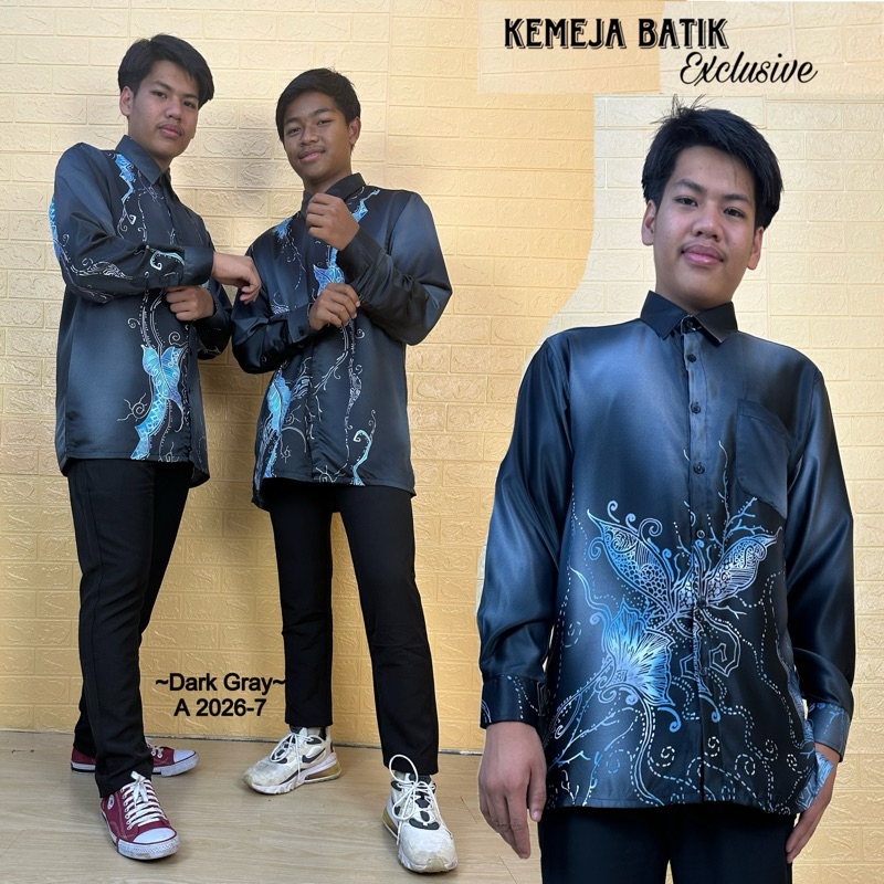 BAJU KEMEJA BATIK EXCLUSIVE ( BAJU BATIK KOPERAT ) | Shopee Malaysia