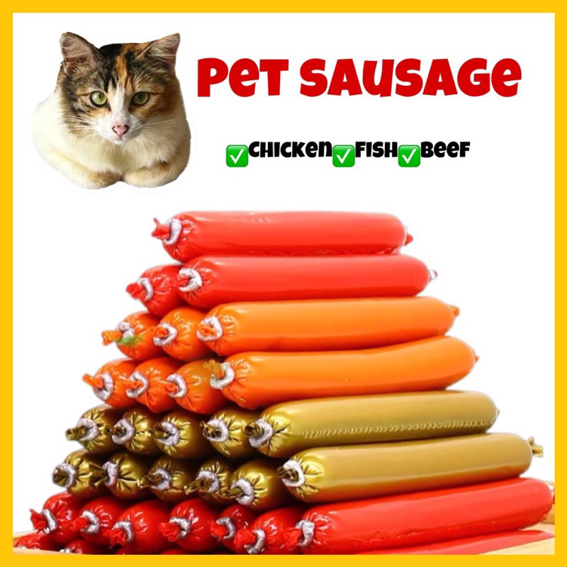 Pet sausage/Cat snacks/Pet snack sticks/Cat stick | Shopee Malaysia