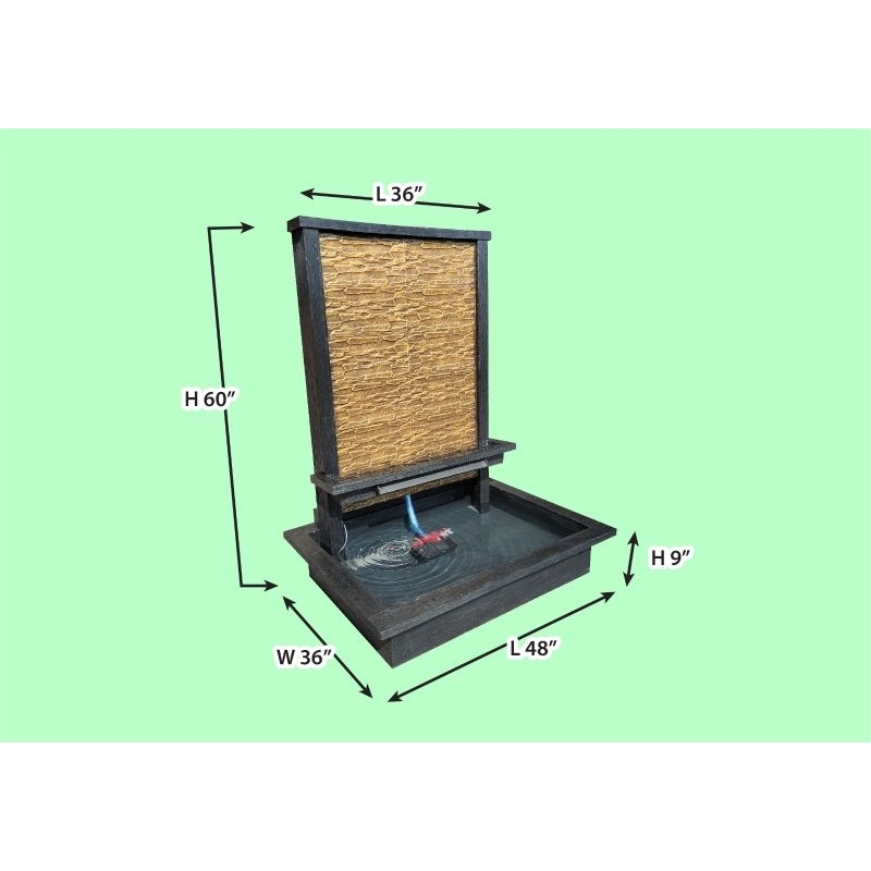 water fountain(fiber waterfall) | Shopee Malaysia