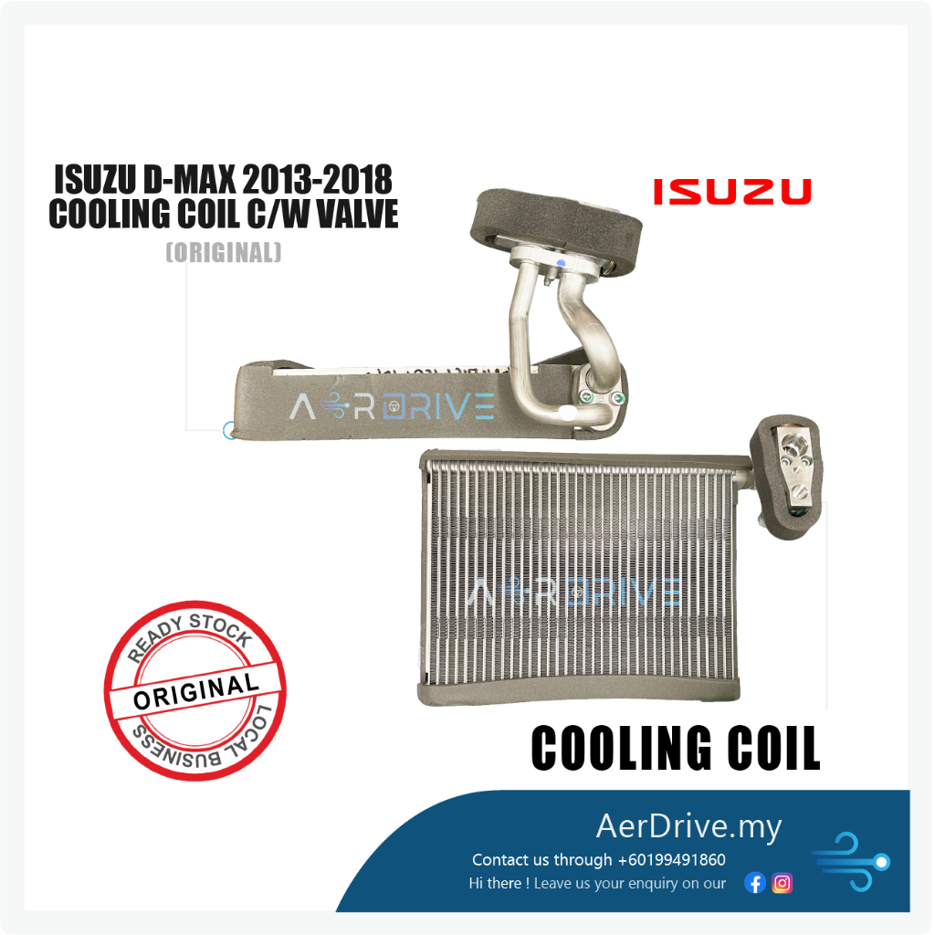 ORIGINAL ISUZU GENUINE PARTS ISUZU D-MAX 2013-2018 COOLING COIL C/W ...