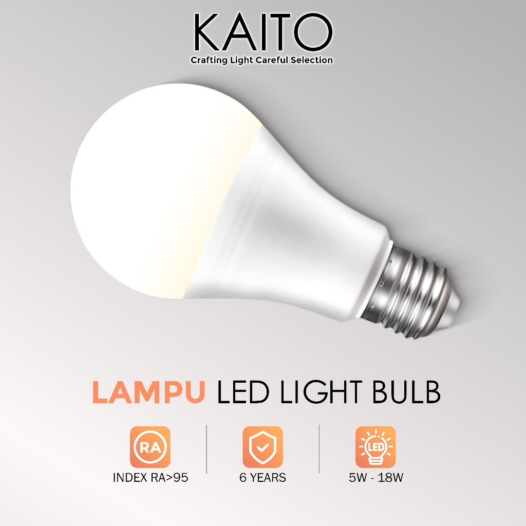 KAITO Lampu Led Light Bulb Lampu Led Siling Mentol E27 LED Bulb ...