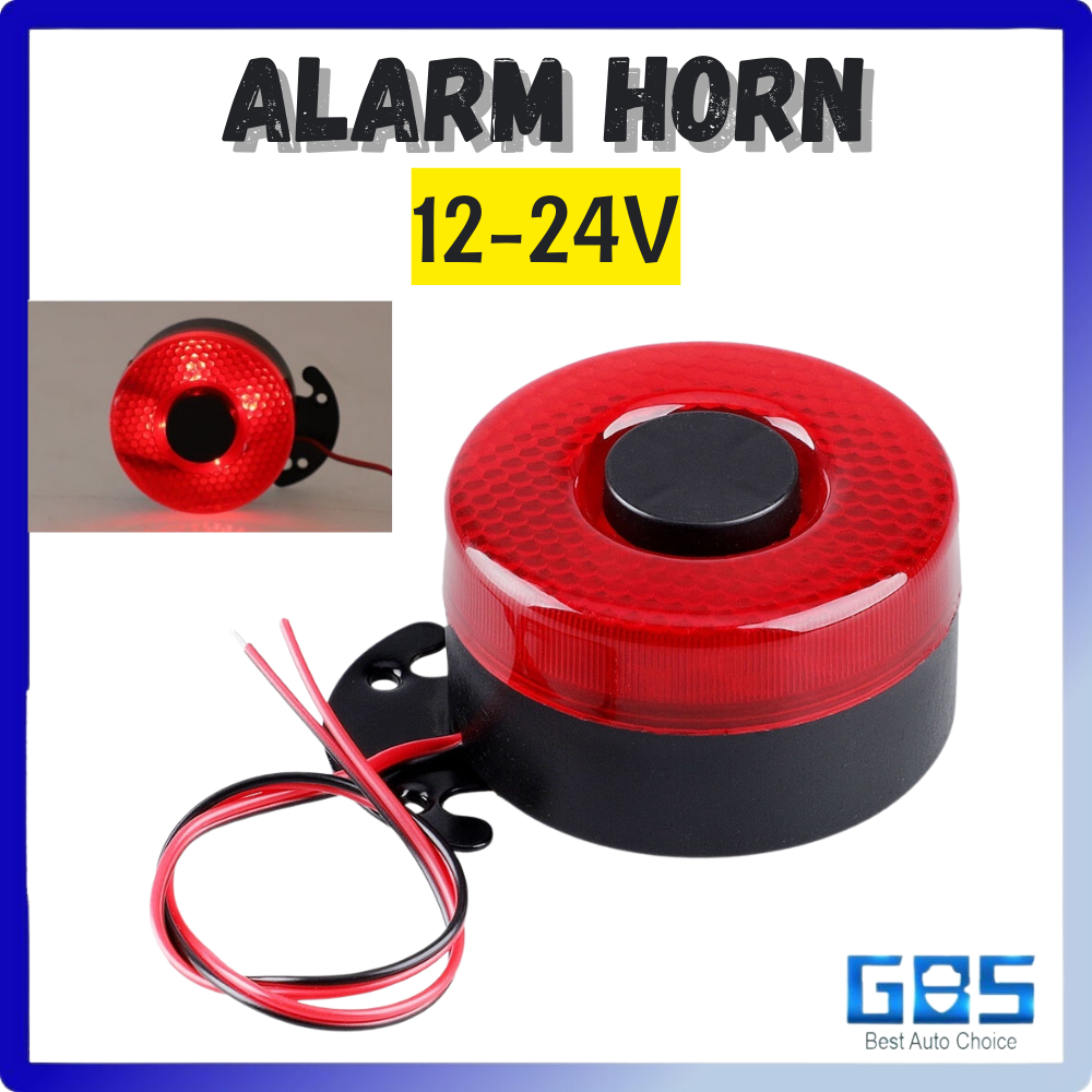 GBS CAR LED 12V-24V Auto Warning Siren Sound Signal Backup Alarms 105dB ...