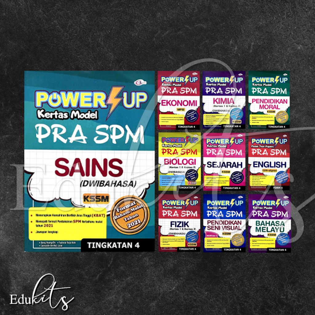 [EDUKITS] Power Up Kertas Model Pra Spm Tingkatan 4 Cemerlang | Shopee Malaysia